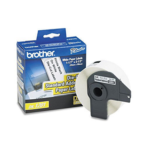 Brother Genuine DK1201 Die-Cut Standard Rolled Address Labels for QL ...