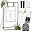 Amazon.com: Wedding Sign Holder, Adjustable Welcome to Our Wedding Sign ...