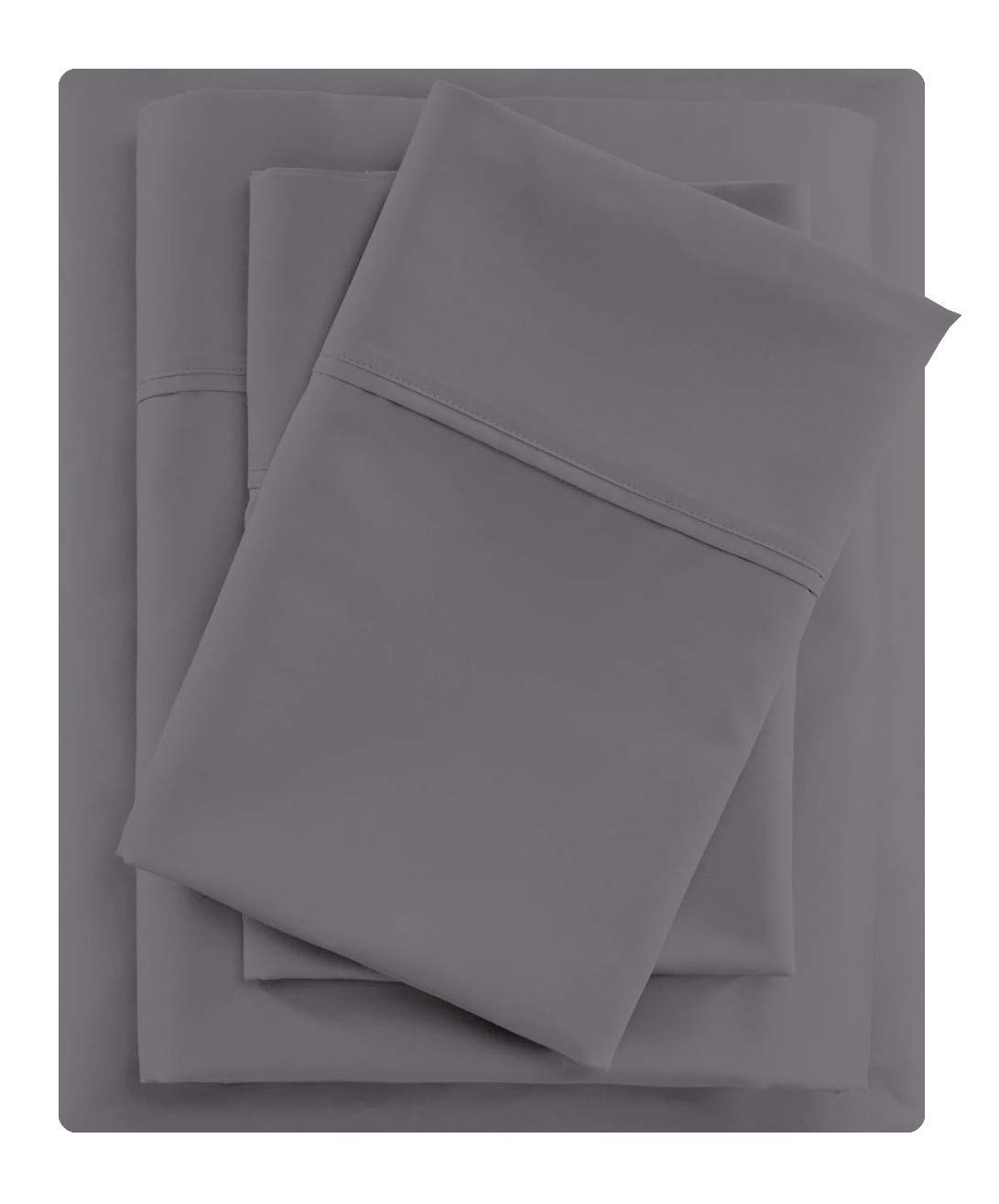 Amazon.com: RV Short Queen Size Sheet Set - Dark Grey 4 Piece Set ...