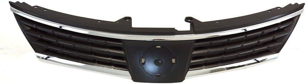 Amazon.com: Perfit Liner New Front Dark Gray Grille With Chrome Molding ...