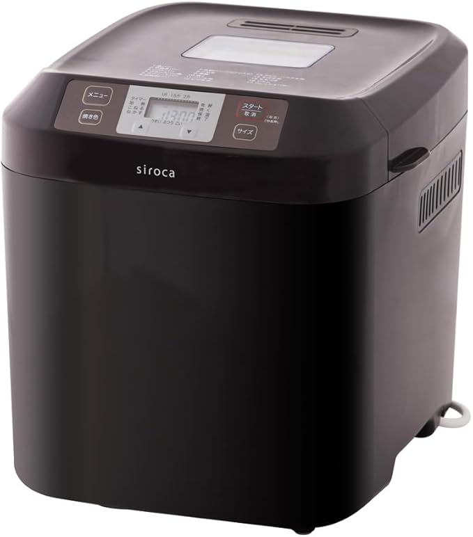 Amazon | siroca ホームベーカリー 餅つき機 1斤 2斤 対応 選べる17メニュー タイマー機能 レシピ付き SBG-111 ブラウン | siroca(シロカ) | ホーム ...