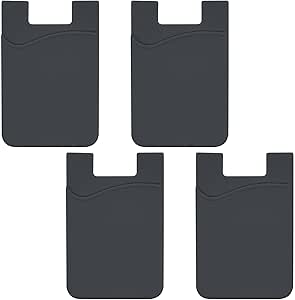 Sticky Phone Wallet, 4X Adhesive Sticker Back of Phone Wallet ...