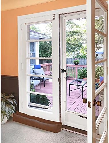 Amazon.com: HOME DISTRICT Sliding Door Draft Stopper -Glass Door Draft ...