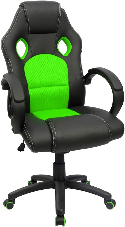 Amazon.com: Furmax Office Chair Leather Desk Gaming Chair, High Back ...