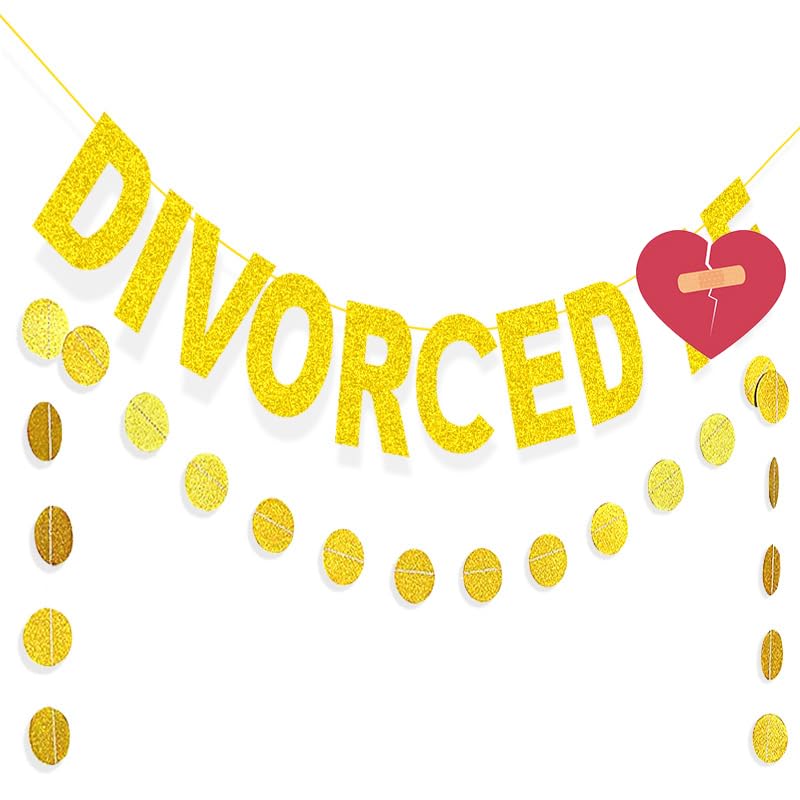 Divorce Party Decorations Divorce Party Banner Newly Single Funny ...