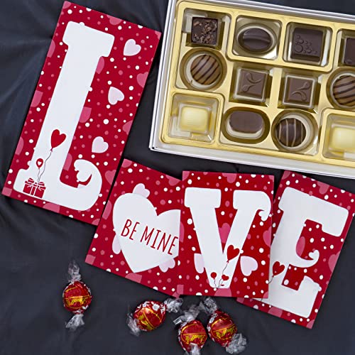 Snapklik.com : Ornativity Red Wooden Love Blocks - Valentines Day ...