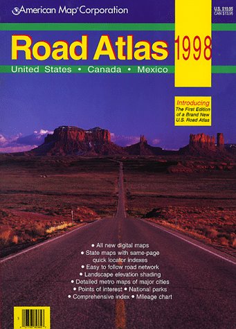 Road Atlas: United States, Canada, Mexico 1998: MapQuest: 9780841623828 ...