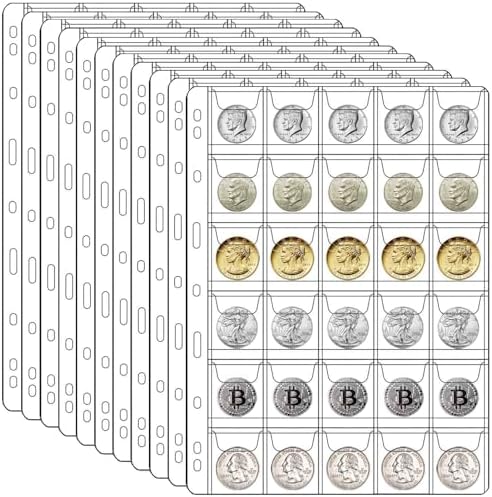 Amazon.com : 330 Pockets Coin Binder Collection Supplies Pages ...