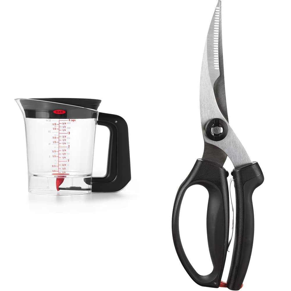 Amazon.com: OXO Good Grips Fat Separator and Poultry Shears Set : Home ...