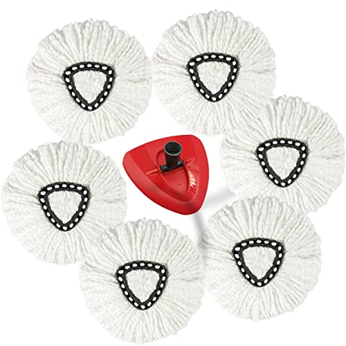 Snapklik.com : 6 Pack Mop Replace Heads