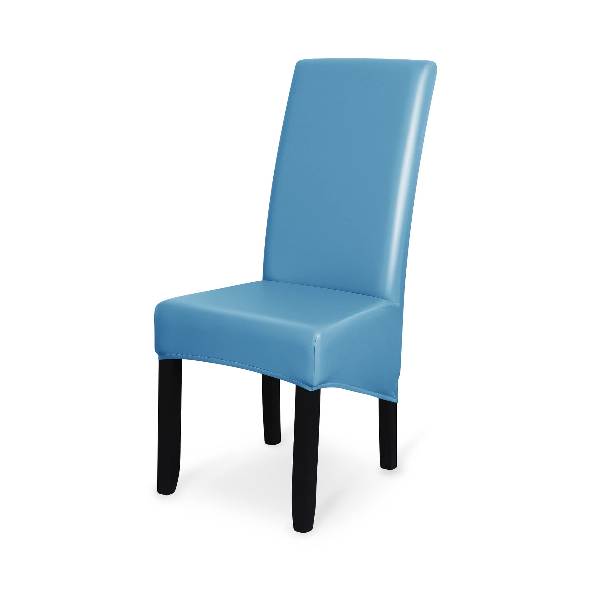 Amazon.com: GUYIRT Stretch Waterproof Parson Chair Cover PU Leather ...