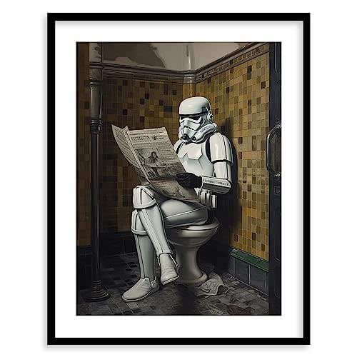 Amazon.com: Star Wars Bathroom Décor Art Print - Premium Giclee Fine ...