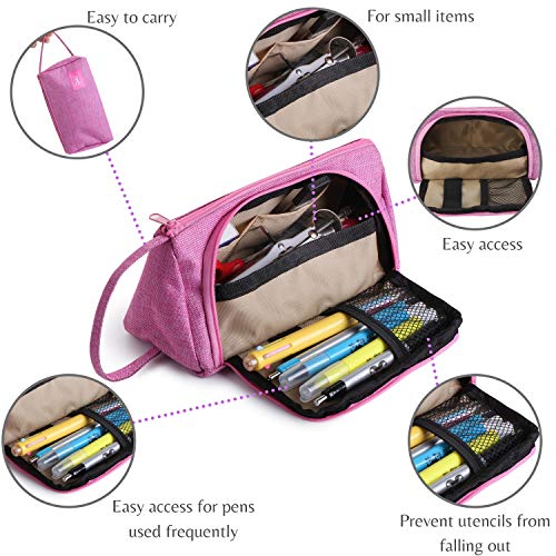 Pencil Case for Girls, Pink, Pencil Bag, Cute Pencil Case, Pouch Bags ...