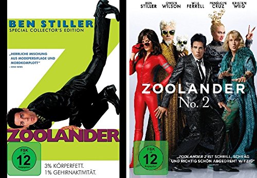 Zoolander 1+2 im Set - Deutsche Originalware [2 DVDs]: Amazon.de: DVD ...