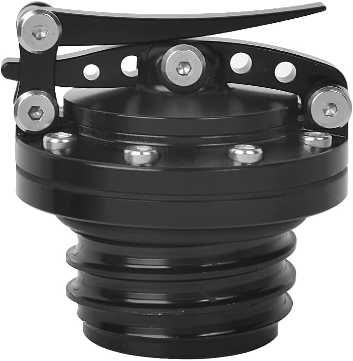 Amazon.com: HIYOYO Motorcycle Black Quick Release Fuel Gas Tank Oil Cap ...