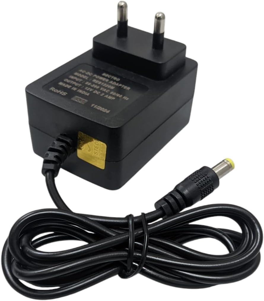 Bectro 12V 2 Amps Compact DC Switch Mode Power Adapter/Supply for LED ...