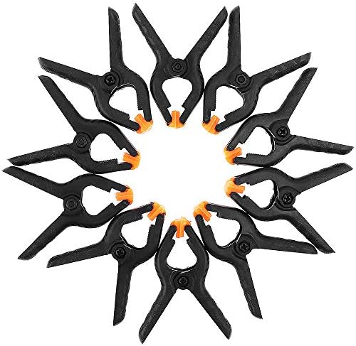 OriGlam 10pcs Mini Spring Clamp Set, Jaw Open Spring Clamps, DIY Clip ...