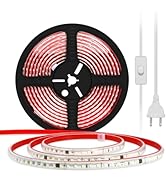 Amazon.com: pcningled 6.56 ft AC 110V LED Strip Lights 2m IP67 ...