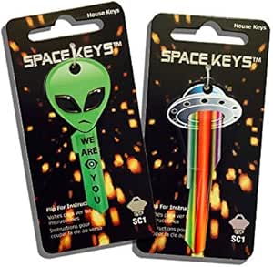 SPACE KEYS 2 Alien and UFO Shaped SC1 - Amazon.com