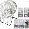Amazon.com: HI SUYI Folding Macrame Saucer Moon Chair Rope Cozy Lounger ...
