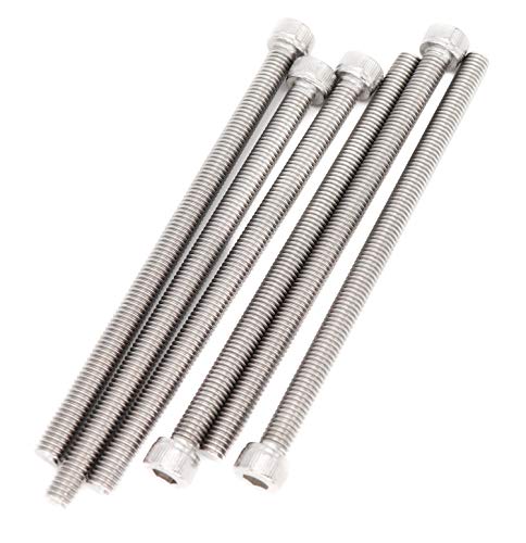 Snapklik.com : 6pcs M6 X 100mm 304 Stainless Steel Hex Socket Cap Bolt ...