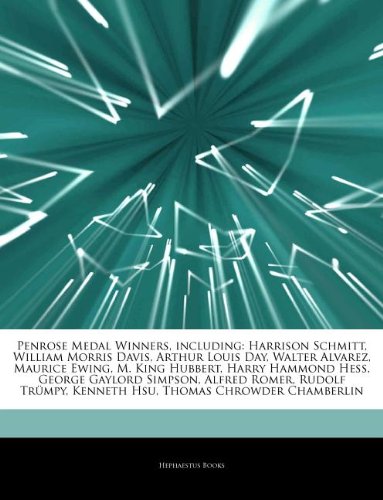 Amazon | Articles on Penrose Medal Winners, Including: Harrison Schmitt ...