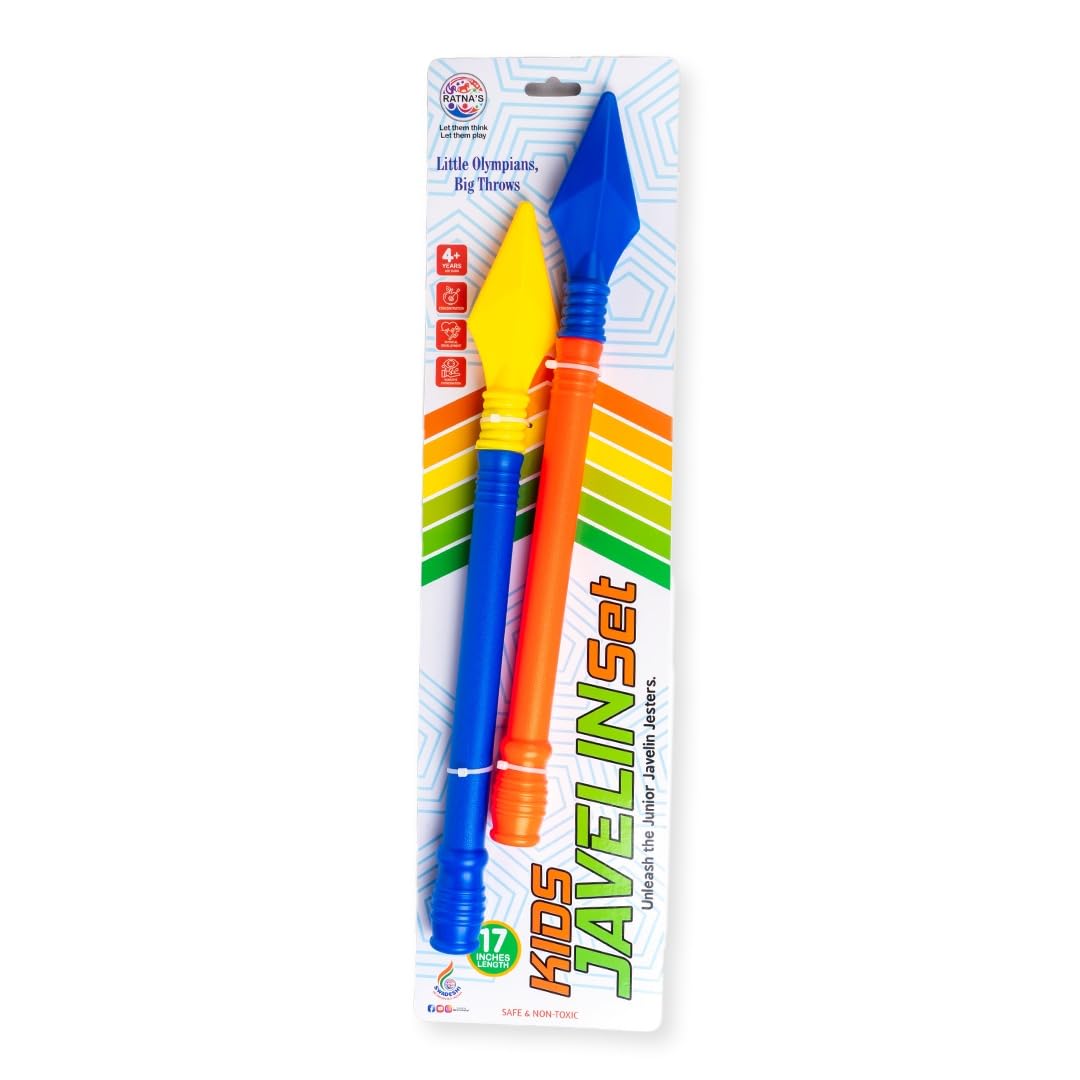 Ratna's Kids Javelin Set 2 Pieces 17 Inches in Length Plastic Toy ...