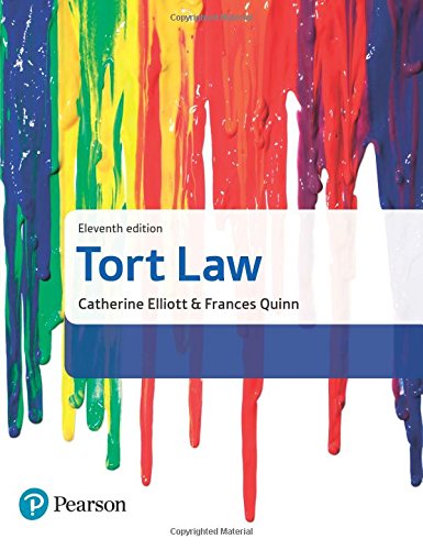 Tort Law: Catherine Elliott, Frances Quinn: 9781292156095: Amazon.com ...