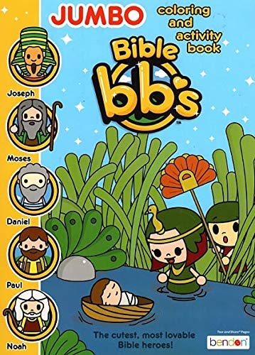 Amazon.com: BIBLE bb's - Jumbo Coloring & Activity Book - BIBLE bb's ...