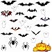 Amazon.com: DmHirmg Halloween Bats Wall Stickers, 73PCS 3D Decorative ...