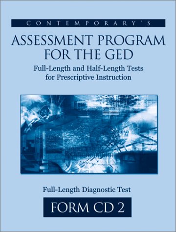 Assessment Program for the GED: Full-Length Form CD2 (GED Calculators ...