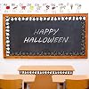 Amazon.com: Whaline 69Ft Halloween Bulletin Board Border 60Pcs Ghost ...