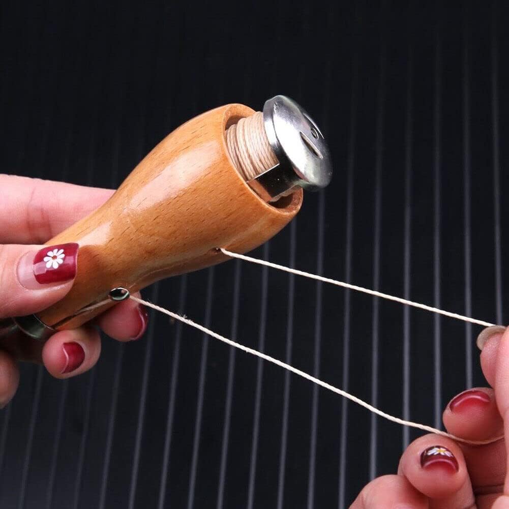 Kit de hilo de coser de cuero con hilo encerado, herramienta manual de costura rápida (tipo 1 ...