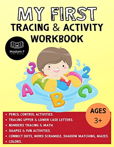 My First Tracing & Activity Workbook: Ages 3+, Pencil Controls ...