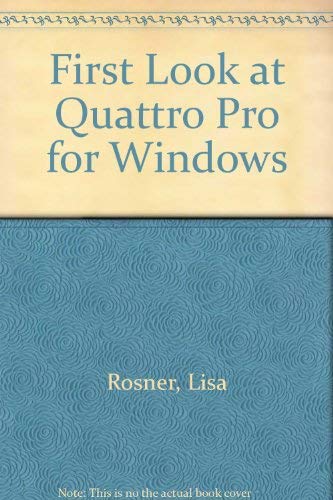 First Look at Quattro Pro for Windows | Amazon.com.br
