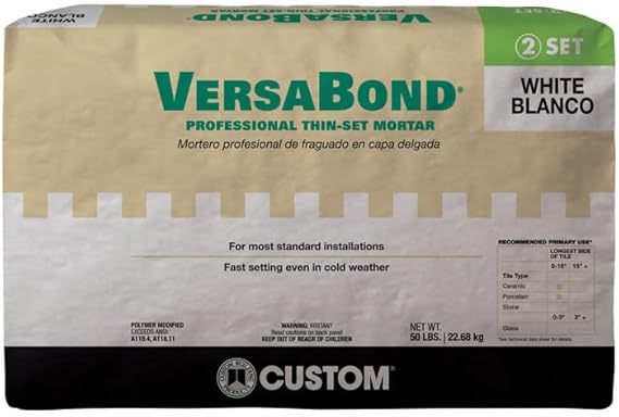 Amazon.com: Custom Building Products VersaBond Flex Fortified Thin-Set ...