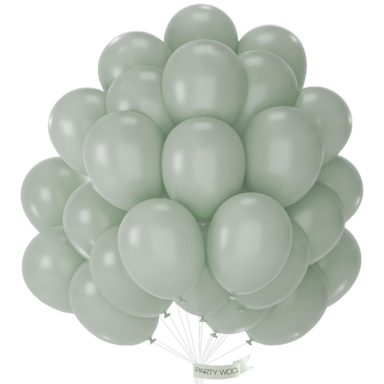 Amazon.com: PartyWoo Boho Green Balloons, 50 pcs 12 Inch Spring Rain ...