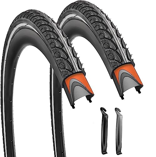 Snapklik.com : 2 Pack 700X35C Road Bike Tires