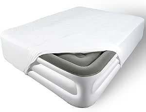 Amazon.com: Cotabaty Queen Mattress Pad Air Mattress Cover, Soft ...