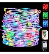 HAHOME 99Ft LED Rope Lights Outdoor,18 Color Changing String Lights ...