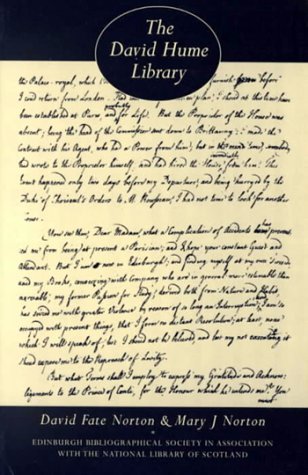 The David Hume Library: Norton, David Fate, Norton, Mary J ...