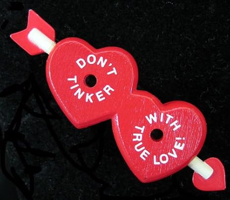 Amazon.com: Hallmark Valentine's Day Tinker Toys Pin - Don't Tinker ...