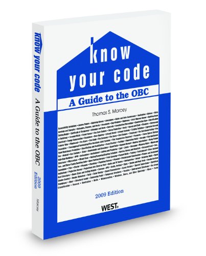 Know Your Code: A Guide to the OBC, 2009 ed.: 9780314904263: Books ...
