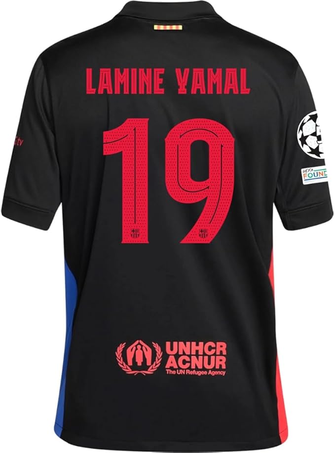 Amazon.com: Lamine Yamal Men’s Soccer Jersey Fan Version - Short Sleeve ...