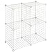 Amazon.com: Whitmor Storage Cubes Stackable Interlocking Wire Shelves ...