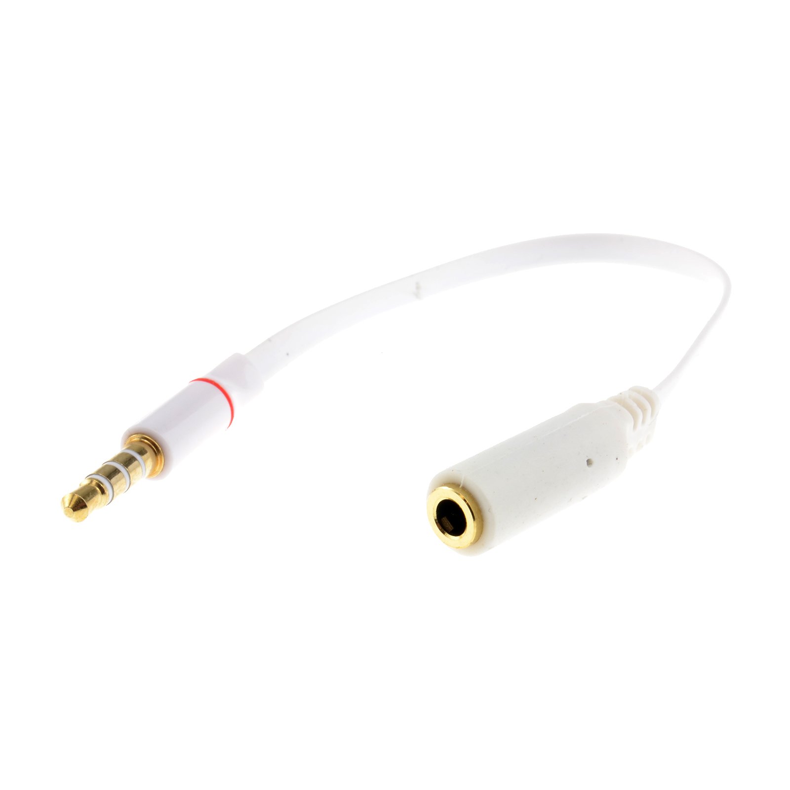 RCA Home Audio Stereo Audio Cables 3.5mm TRRS 4-Pole Plug Adapter ...