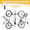 Amazon.com: TORACK Wall Mount Swivel Bike Rack with Locking Mechanism ...