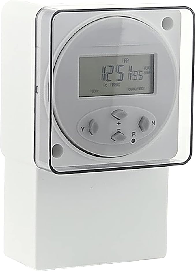 SPARES2GO Digital Immersion Heater Timer General Purpose 24 Hour 7 Day ...