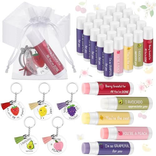Amazon.com : Loetere 30 Sets Moisturizing Lip Balms Bulk Employee ...