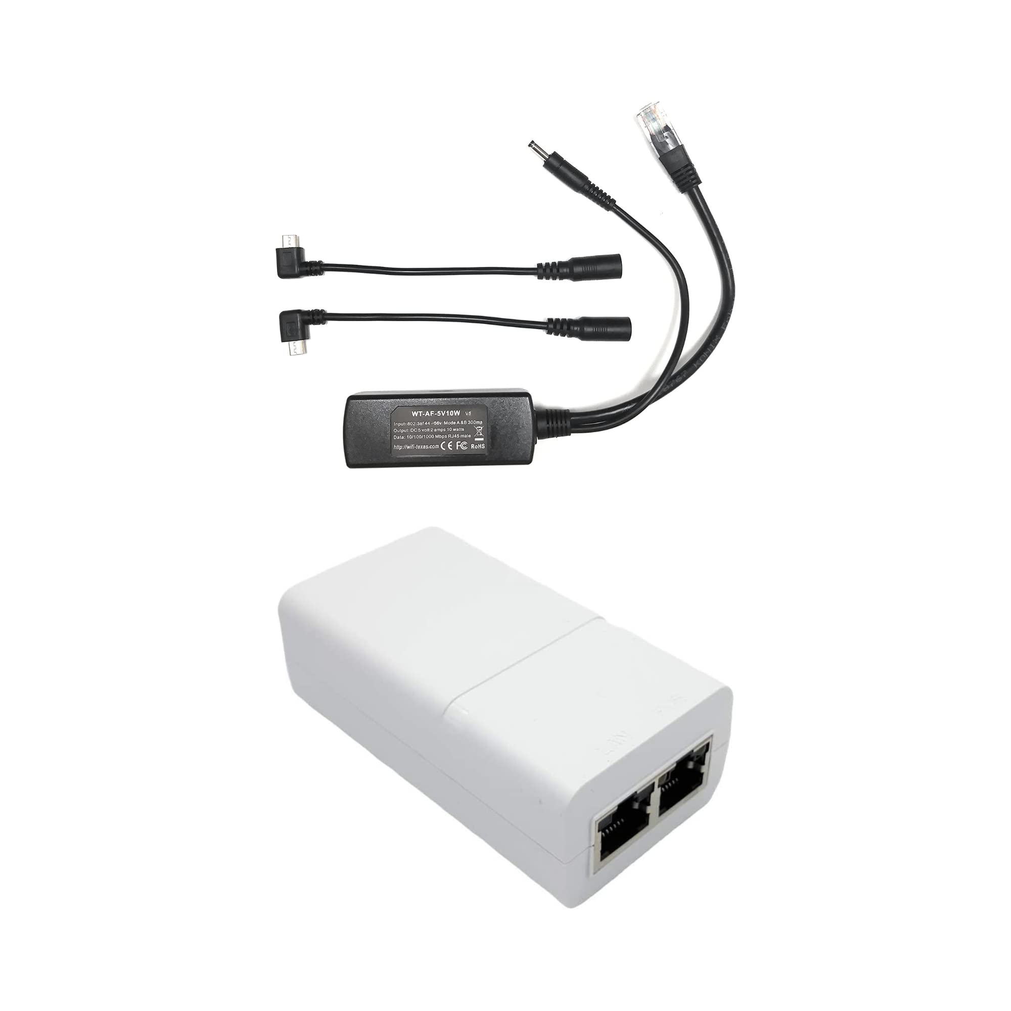 Amazon.com: PoE Texas 802.3af Power Over Ethernet PoE Splitter ...